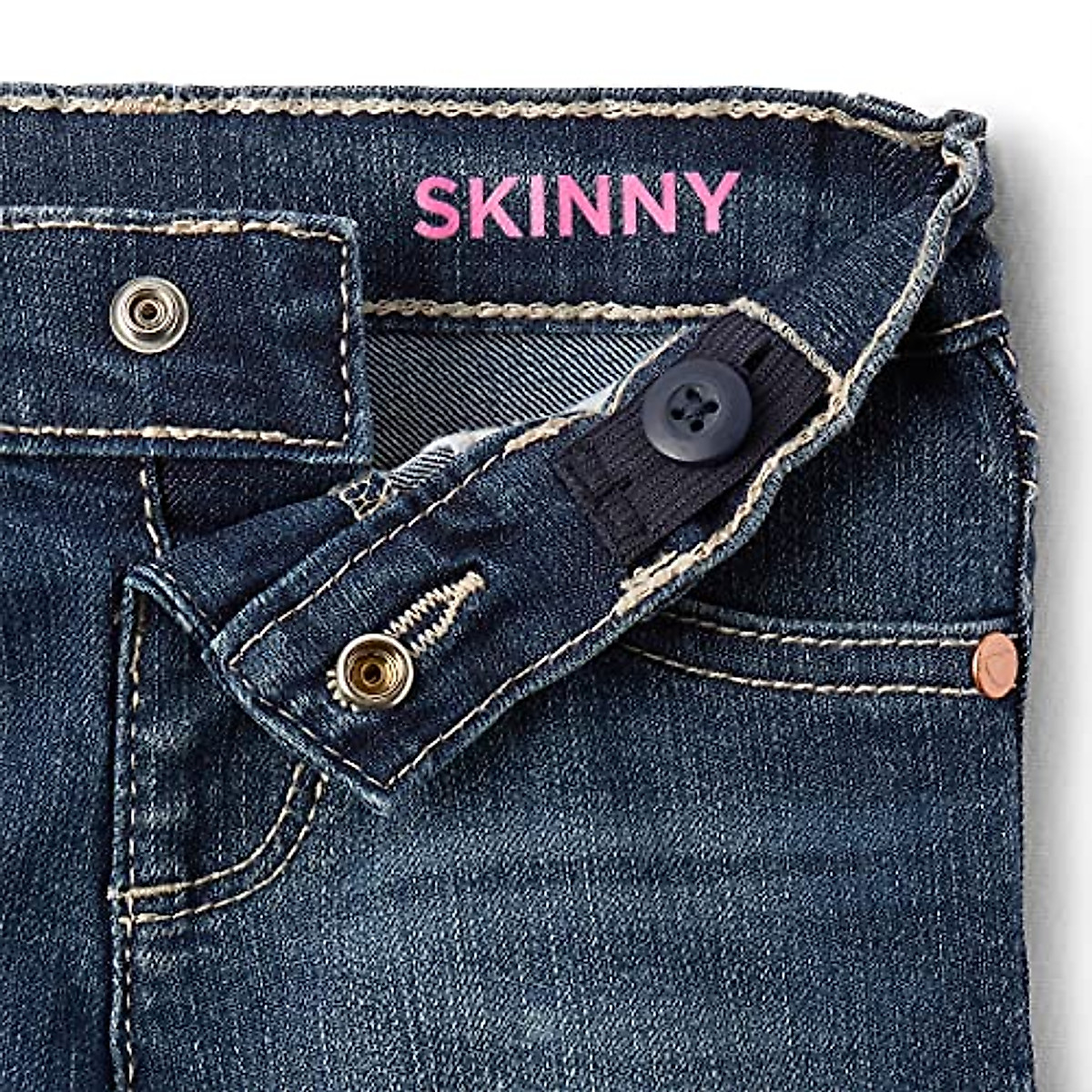 The Children's Place Baby Girls And Toddler Girls Basic Skinny Jeans,Blues Wash Single,4T