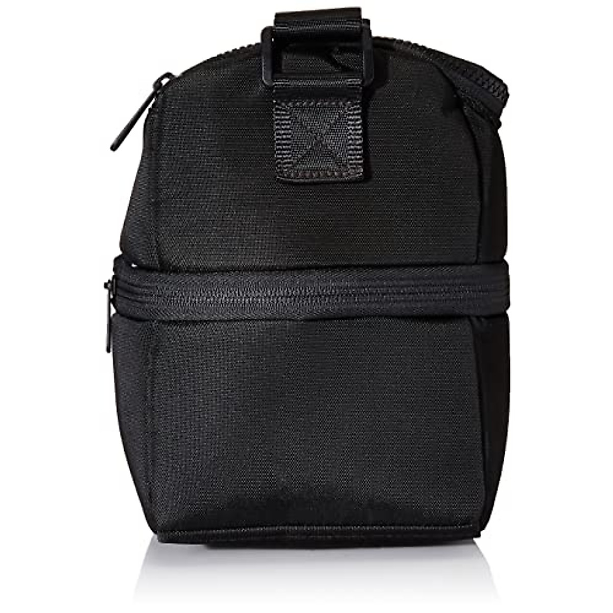 Vera Bradley Women's Recycled Lighten Up ReActive Expandable Lunch Cooler Lunch Bag, Black, One Size