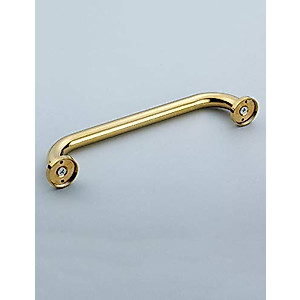 CRODY Bath Wall Attachment Handrails Grab Bar Rails Shower Aid and Safety Support Armrest Grab Bar,Safety Copper Elderly Handrail Luxurious Wall Mounted Straight Towel Rack/500 * 60Mm