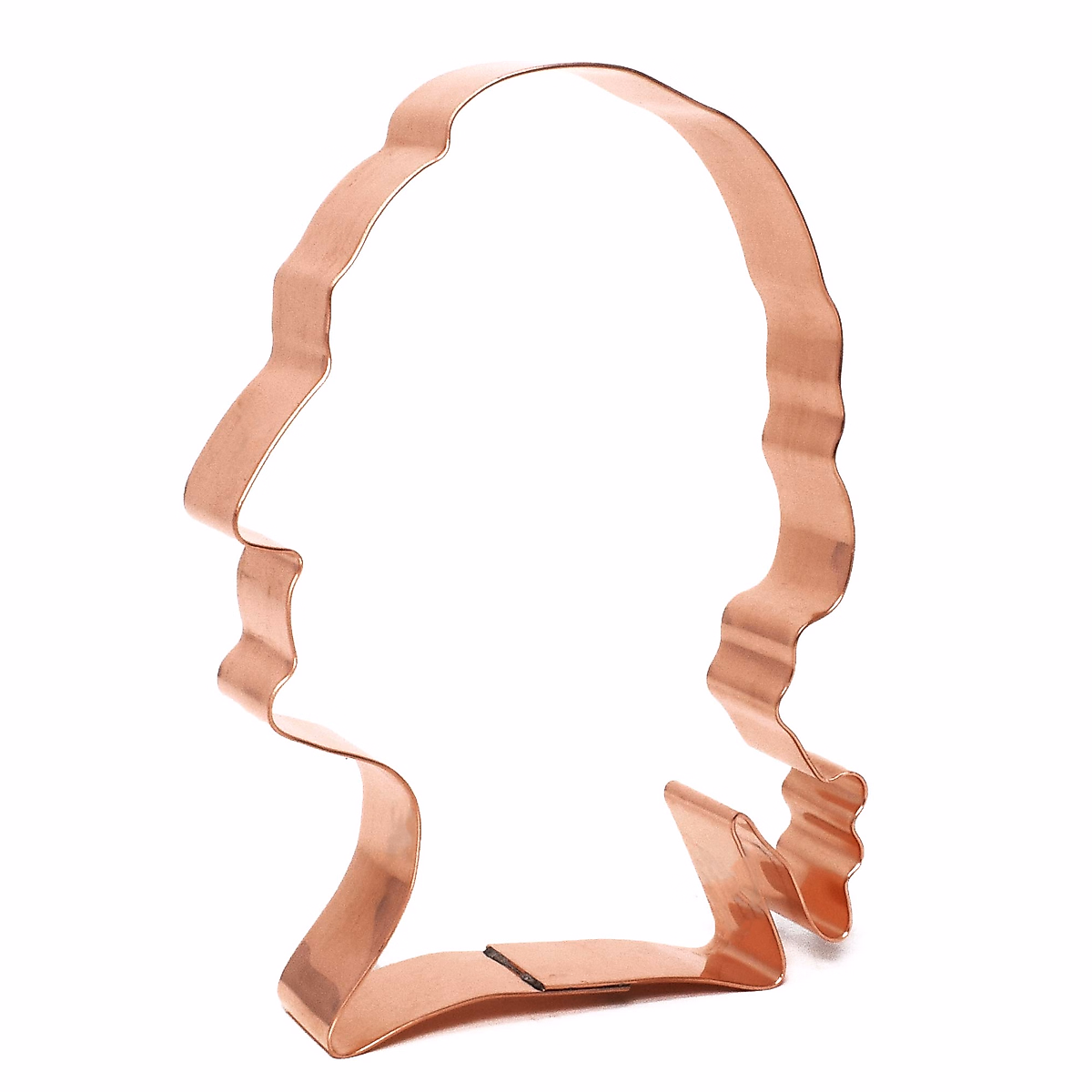 George Washington American President Cookie Cutter 3.5 X 4.5 inches - Handcrafted Copper Cookie Cutter by The Fussy Pup