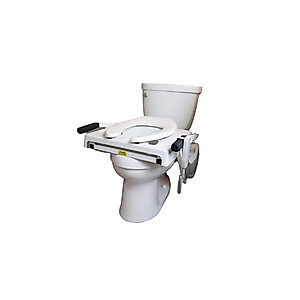 EZ-Access TILT Toilet Incline Lift, Corded Power, Elongated Seat
