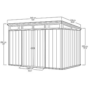 Artisan 11' x 7' Customizable Backyard Storage Shed