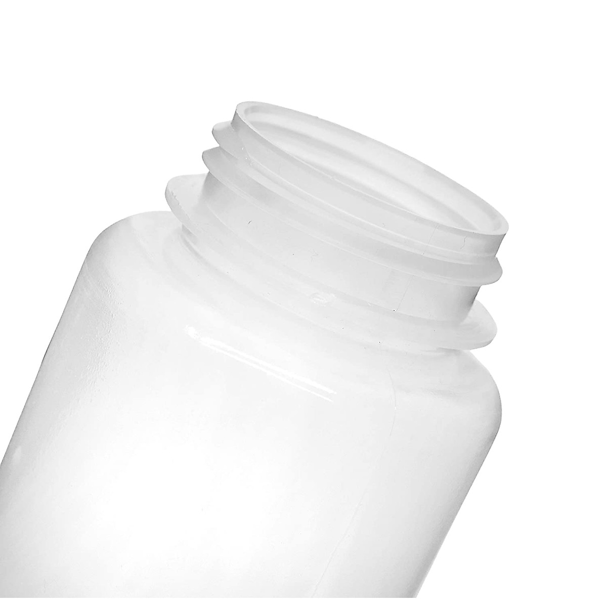 United Scientific® Unistore™ 33309 - Sample Containers with Lids - Laboratory Grade Polypropylene Wide Mouth Reagent Bottle - 16 Oz Bottles (500ml) Multi-Purpose Plastic Bottles with Lids, Pack of 12