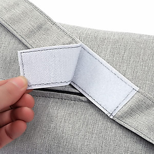 Enipate Outdoor Chaise Lounge Head Pillow, Pack of 2 Water Resistant Headrest Pillows with Elastic Band for Pool Patio Chairs