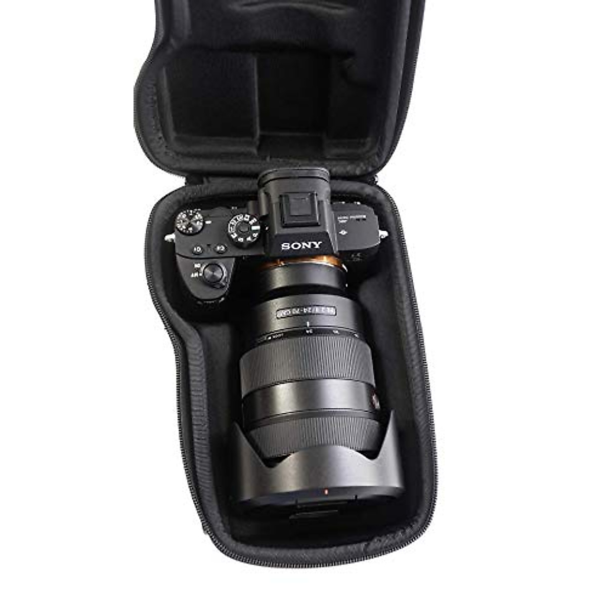 GoScope Alpha PRO CASE - Hard case Compatible with Sony A7S II, A7R II, A7 III, A7R III, A7R IV, a7S III, A9, A9II, A1 (Alpha 1) -Fits Camera Body w/ Lens Sizes 10mm to 136mm - FITS Camera & Lens