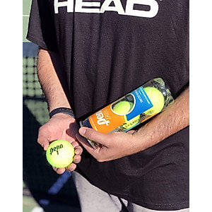 Penn Tribute All Courts Felt Pressurized Tennis Ball, 6 Cans, 18 Balls