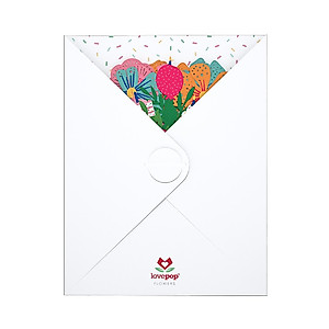 Lovepop Birthday Paper Flower Bouquet, 10.25 x 7.5-3D Paper Flower Greeting Card, Birthday Bouquet, Paper Flower Pop Up Bouquet Card, Floral Birthday Card, Pop Up Birthday Card