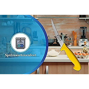 SMI - 6 inch Solingen Boning Knife Curved Meat Knife Professional Flexible Sharp Kitchen Knife Solingen Knife - Made in Germany