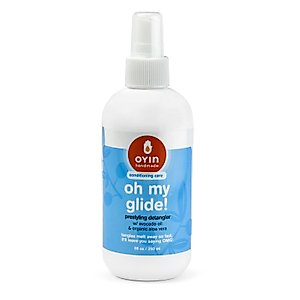 Oyin Handmade Oh My Glide! Prestyling Detangler with Avocado Oil and Organic Aloe Vera| Hair Detangling Spray| 8oz