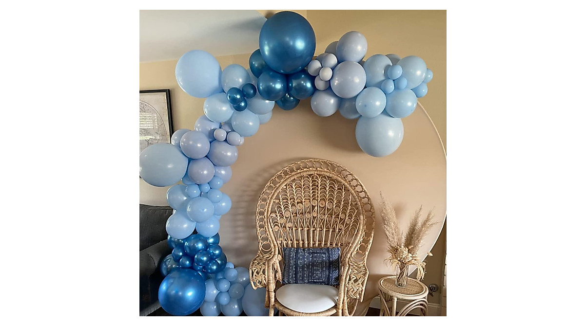 Blue Balloon Garland Kit for Birthdays, Weddings & Celebrations