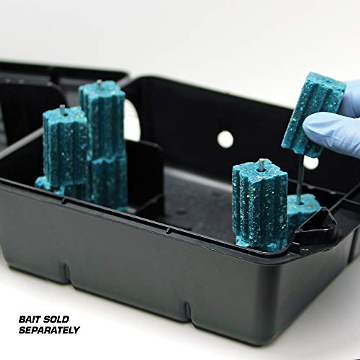 Tomcat Rodent Station, Includes 1 Rodent Station with 4 Bait Securing Rods and 1 Security Key - Fits Rat or Mouse Sized Traps (Baits & Traps Sold Separately) - Use Indoors or Outdoors