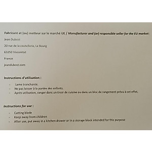 Jean Dubost Laguiole 6pc Knife Set Steak Knives, Multicolor