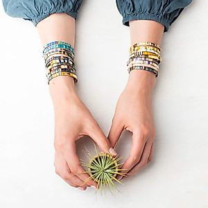 Scout Curated Wears - Good Karma Miuki Bracelet - Be Fierce - Lavender/Gold