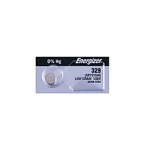 Energizer BUTTON CELL BATTERY 329 OXIDE