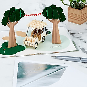 Hallmark Pop Up Birthday Card for Him (Golf Cart) Signature Paper Wonder 3D Card