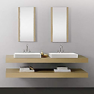 Swiss Madison Well Made Forever SM-VS202 Carré Vessel Sink, Glossy White