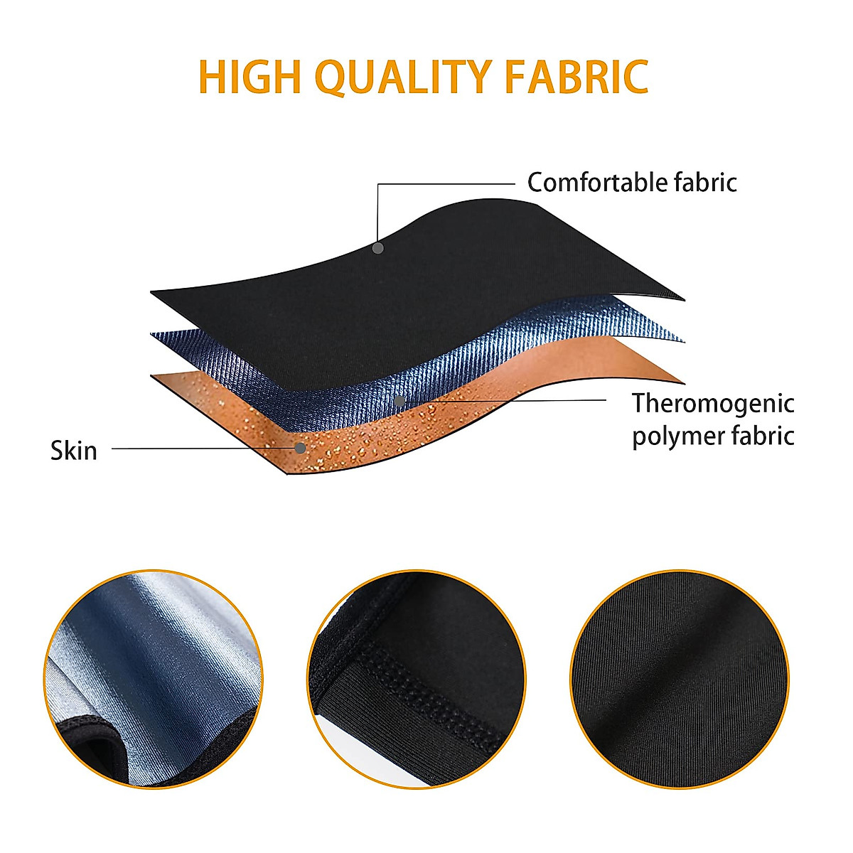 LODAY Waist Trimmer for Men Stomach Trainer Sweat Workout Shaper,Neoprene-Free Slimming Sauna Belt (Blue, Small)