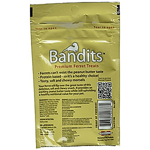 Marshall Fd-386 Bandits Ferret Treats Peanut Butter, 3 Oz.