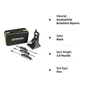 Work Sharp Precision Adjust Elite Knife Sharpener Including Additional Sharpening Stones and Carry Case