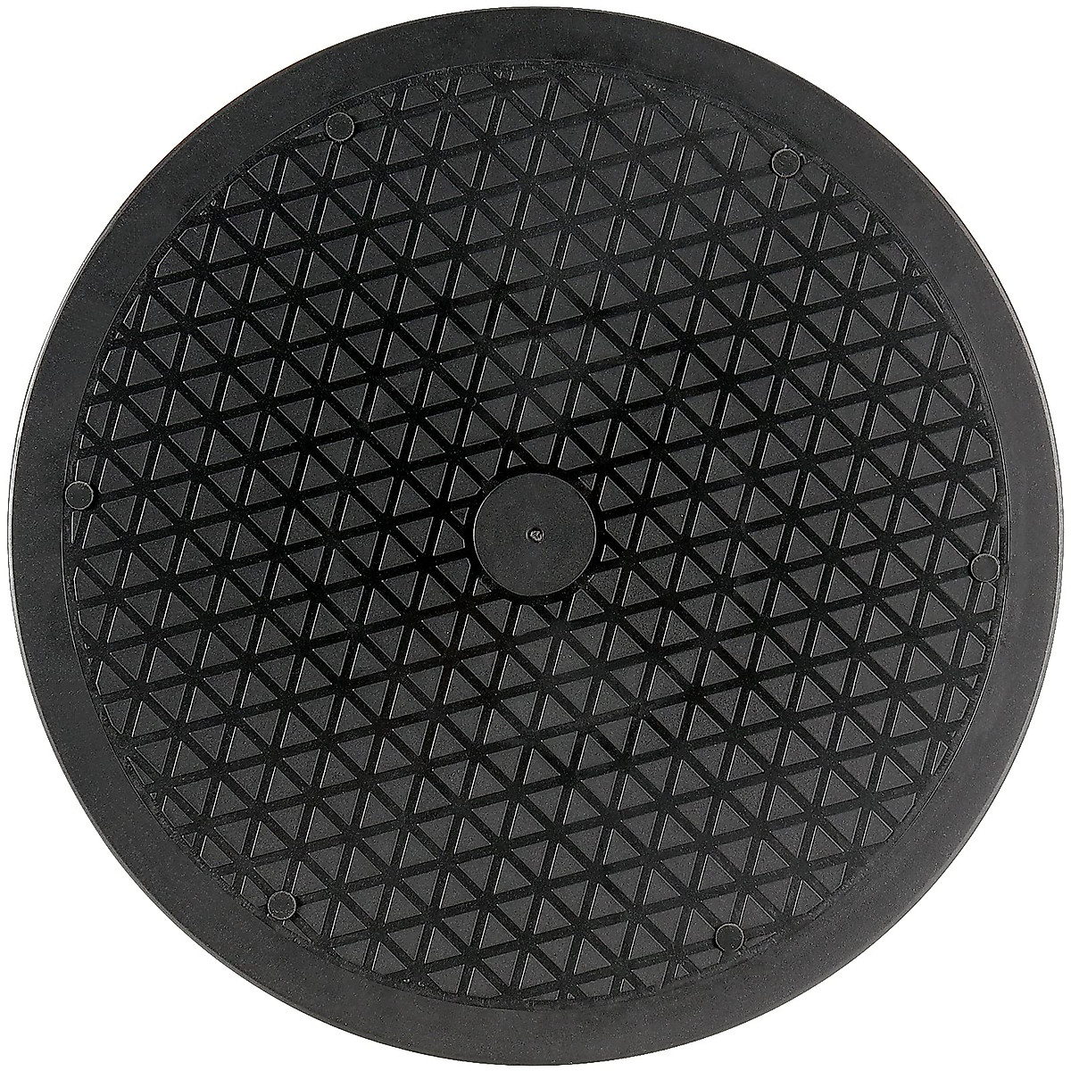 MUKLEI 6 Pack 12 Inch Lazy Susan Turntable Organizer, Heavy Duty Rotating Swivel Stand, Single Sided 360 ° Turntable with Steel Ball Bearings for Laptops TV Computer Monitor