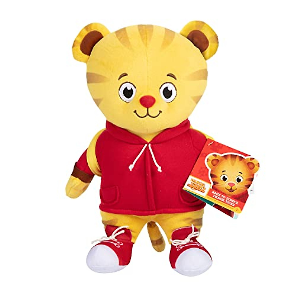 Daniel Tiger's Neighborhood Plush Daniel Tiger Back to School Feature Plush with Tigey and Backpack featuring Music, Sounds, and Phrases!
