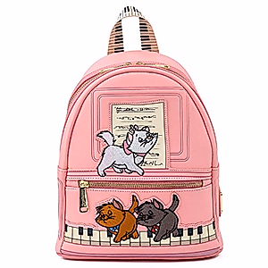 Loungefly Disney Aristocats Piano Kitties Womens Double Strap Shoulder Bag Purse
