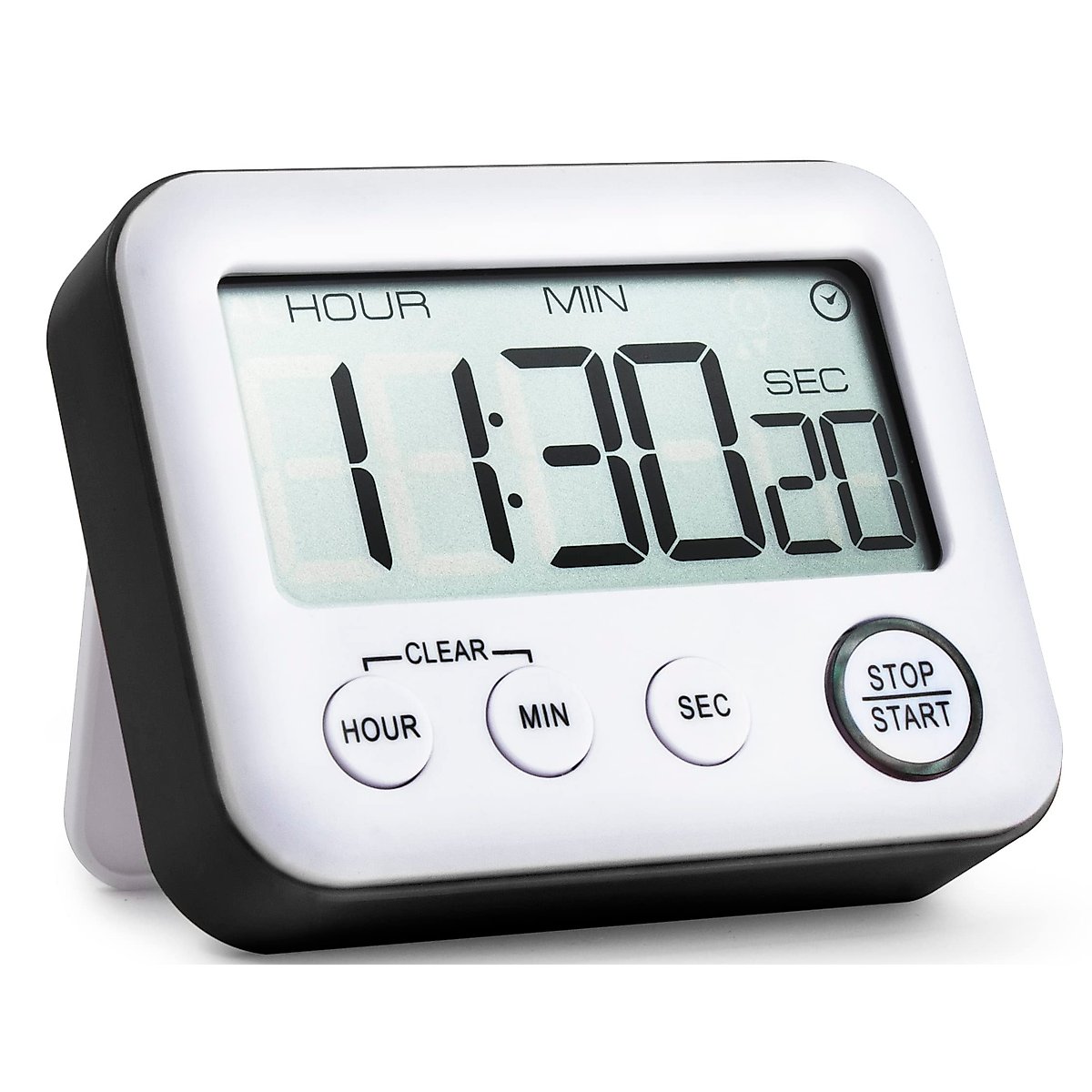 Multi-Function Timer,Count Down + Alarm Clock (Black)