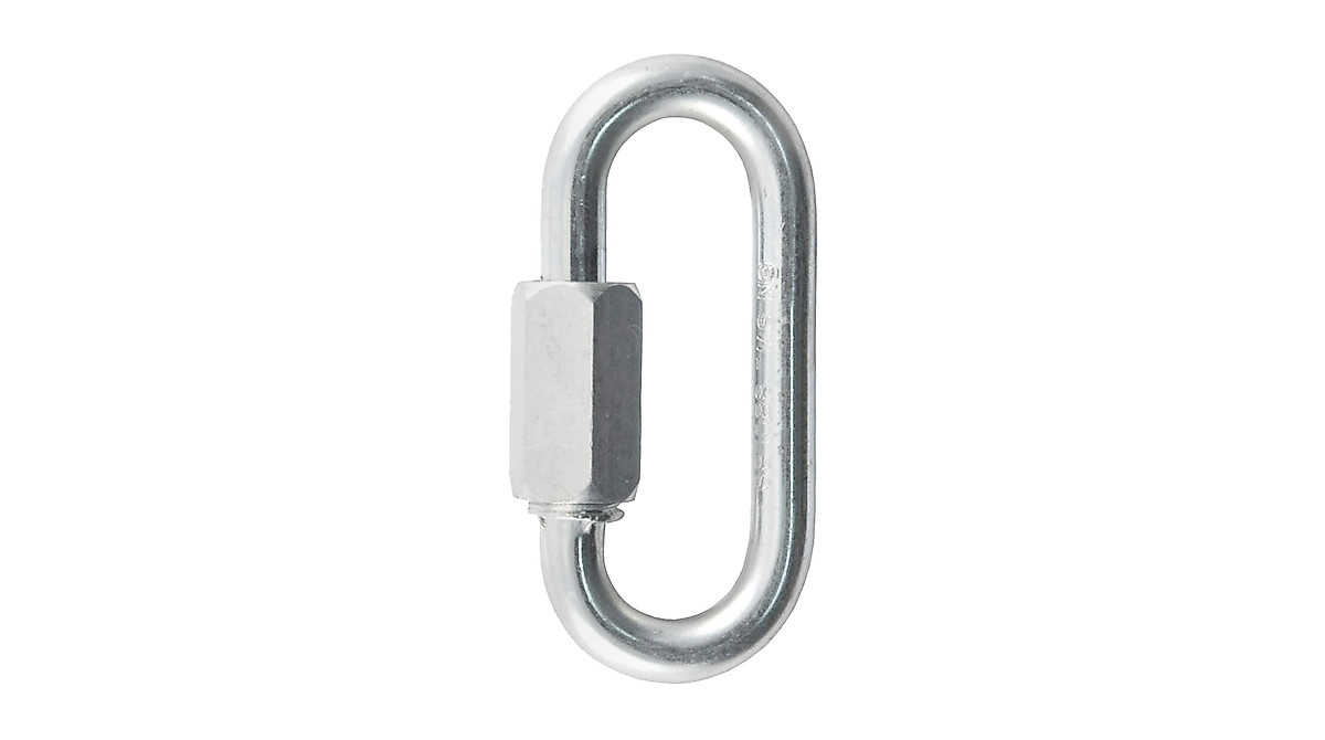 CURT 82610 Threaded Quick Link Trailer Chain Hook - 4,400 lbs Strength