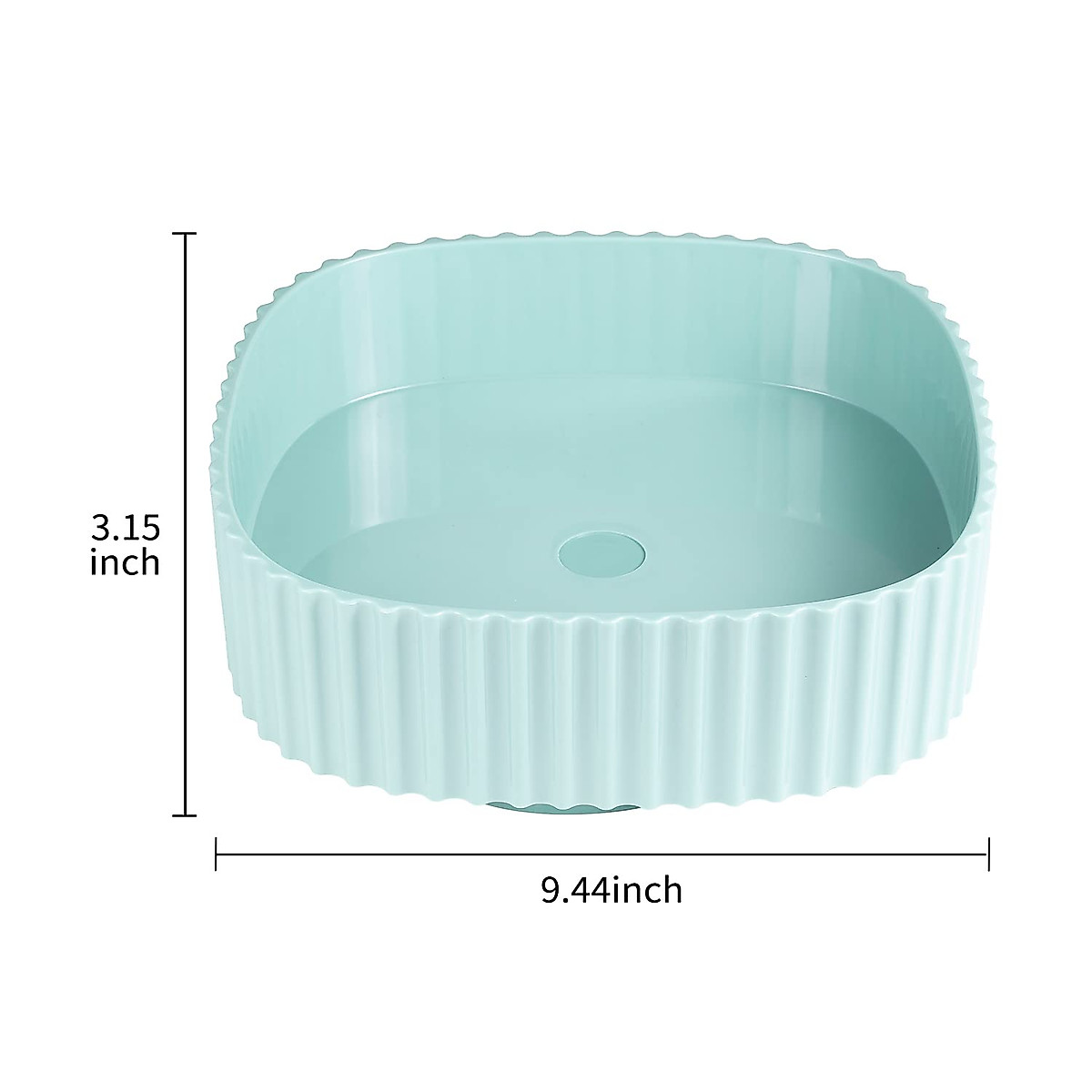 OMODDOS Lazy Susan Turntable for Cabinet，9.5" Plastic Lazy Susan Organizer，Turntable Organizer for Pantry, Countertop, Fridge, Living Room, Bathroom