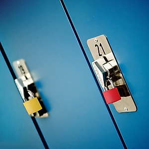 6 Pcs Luggage Locks with Keys, Locker Lock Small Luggage Padlocks, Suitcase Locks Metal Keyed Padlock for School Gym