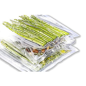 Vacuum Sealer Bags for Food| 50 Count Quart Precut Vacuum Bags for Sous Vide Cooking | 8"x12" Storage Bags for GERYON and All Vacuum Sealers | Commercial Grade, BPA Free, Heavy Duty, Great for vac storage, Meal Prep