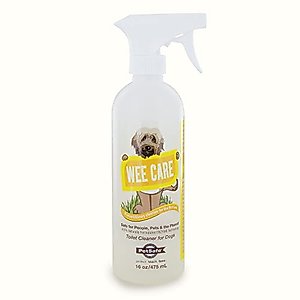 PetSafe Wee Care Pet Loo Enzyme Cleaner 100% Biodegradable Chemical Free Erases Stains and Odors, PAC00-14492, 16-Ounce,Clear