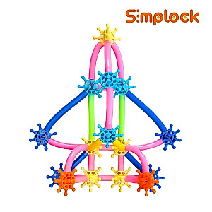 SIMPLOCK SCHOOL600 Educational Toys for Kids Building Toys Creative Toys Kit Gift Set for Elementary School Group Activity Teaching Aid Education Method