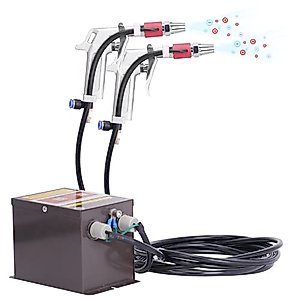 YUCHENGTECH Ionizing Air Gun Anti Static Gun Static Eliminator with 2 Air Guns + High Voltage Generator (110V)