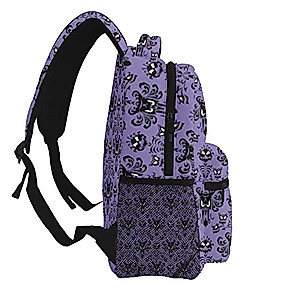 VGFJHNDF Casual Backpack Haunted Mansion Laptop Backpack Business Travel Anti Theft Durable Casual Daypack Bag for Men Women School