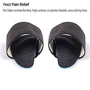 Connfiton Copper Arch Support, Arch Pain Relief Plus Support, Foot Arch Support/Sleeves- Plantar Fasciitis Relief, Foot Care, Heel Spurs, Feet Pain Relief,Flat Feet.(1 Pair Black - Unisex One Size)