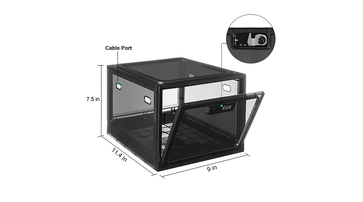 Secure Lalifebuss Medicine Lock Box for Safety Storage