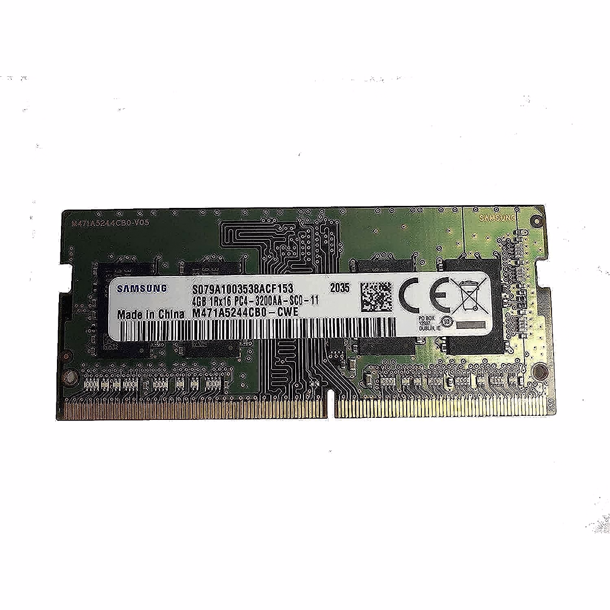 Samsung 4GB DDR4 3200MHz PC4-25600 1.2V 1R x 16 SODIMM Laptop RAM Memory Module M471A5244CB0