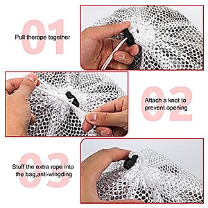 Classycoo Mesh Laundry Bags, 4pcs Wash Bag for Underwear and Lingerie, net laundry bag,laundry bags mesh wash bags, lingerie bags for washing delicates, delicates bag for washing machine（4 sizes）