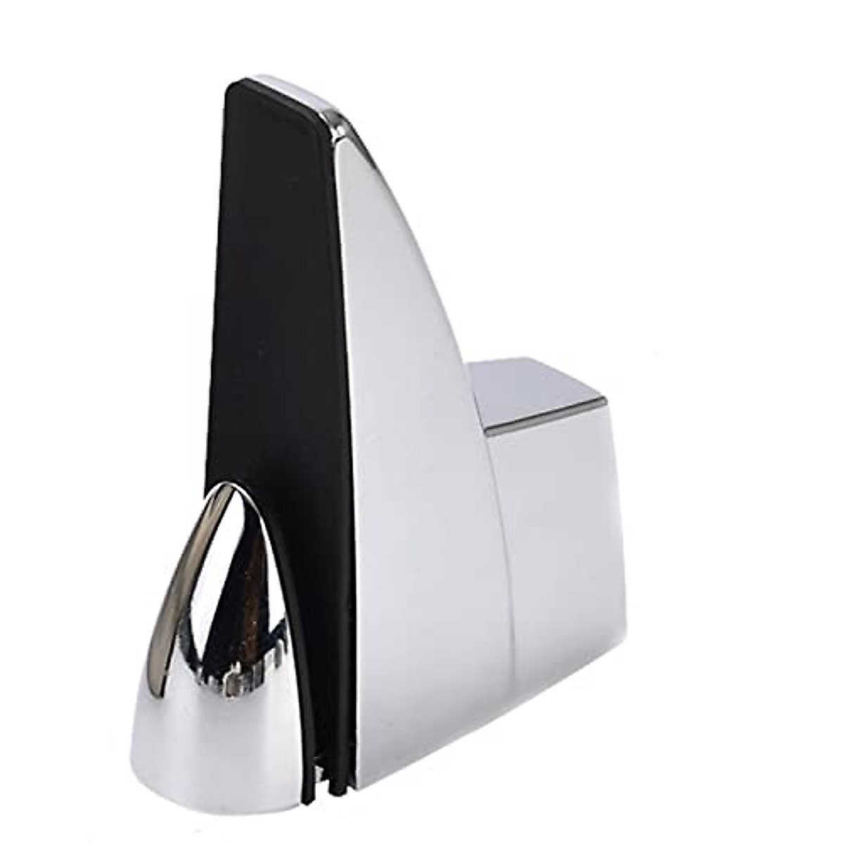 XVL 15.5-Inch Bathroom Glass Shelf, Chrome GS3004B-L