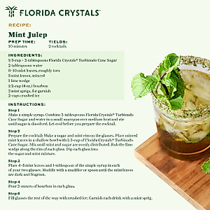 Florida Crystals Turbinado Cane Sugar, 44 oz (3 lb) Jug (Pack of 2)