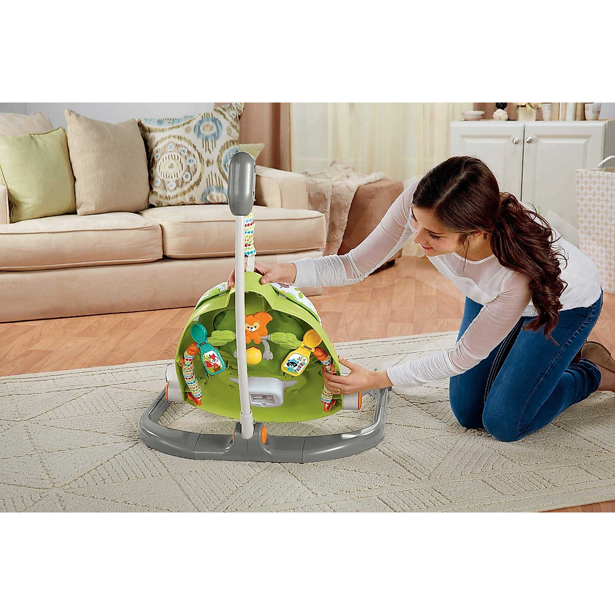 Fisher-Price Woodland Friends SpaceSaver Jumperoo [Amazon Exclusive]
