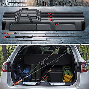 Cadence Vigor Baitcasting Rod 2-Piece Fishing Rods Ultralight & Sensitive Baitcaster Rod-37 Ton Carbon Fuji Reel Seat & Stainless Steel Guides with SiC Inserts Portable Baitcast Rods