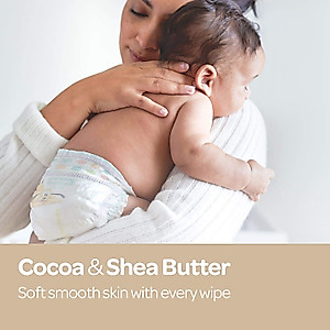 Huggies Nourish & Care Baby Wipes, Sensitive Skincare, Scented, Water-Based, 56 Count