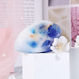 Soap Bar Set - BFF BEAUTY 6pcs Hand Face Body Bar Soap Birthday Gift Set for Women Set, Perfect Gemstone Soap Rocks Set for Women & Men Moisturizing Skin