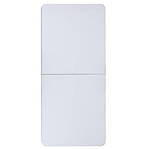 Flash Furniture Kathryn 5' Rectangular Plastic Folding Event Table with Carrying Handle, Bi-Fold Portable Banquet Table for Indoor/Outdoor Events, White