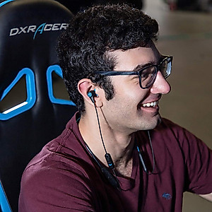 JLab Play Gaming Wireless Earbuds, 11+ Hour Bluetooth 5 Playtime 60ms Super-Low Latency for Mobile Gameplay, Built-in Microphone, AUX Gaming Cord Compatible with Gaming Consoles