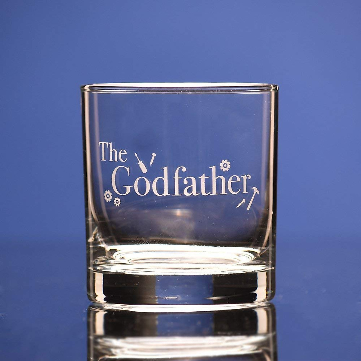 National Etching The Godfather Whiskey Glass