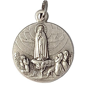 OUR LADY OF FATIMA MEDAL - THE PATRON SAINTS MEDALS - 100% MADE IN ITALY -