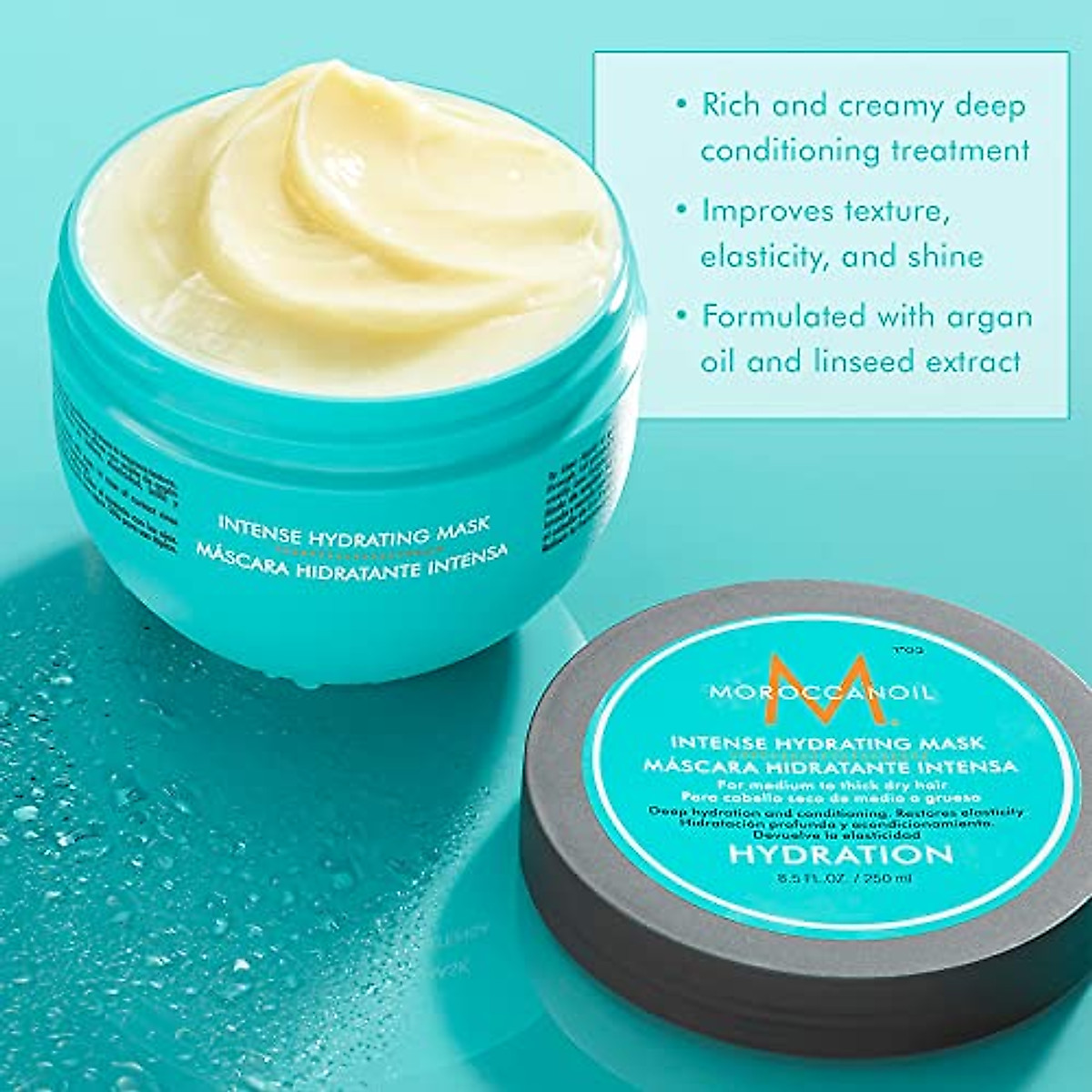 Moroccanoil Intense Hydrating Hair Mask, 8.5 Fl Oz